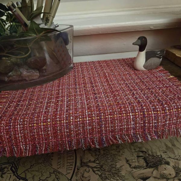 RED Upcycled Fabric Rag Rope by the Yard, Scrap Fabric Twine, Fabric ...