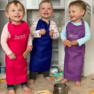 Aprons for Kids, Kids Apron, Kids Art Smock, Art Party, Baking Party ...