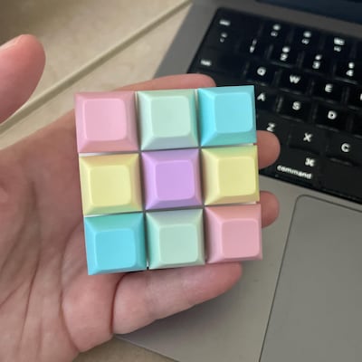 Pink Mechanical 10 Key Grenade Fidget - Etsy