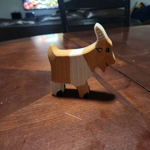 Wooden Dog, Flecked Dog, Dog Figurine, Wooden Animals, Wooden Dogs, Dog ...