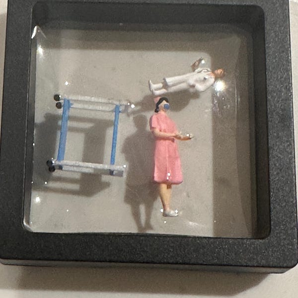 Nurses. Hospital Workers. Human Miniatures. Pink Scrubs. 1:64 Scale - Etsy