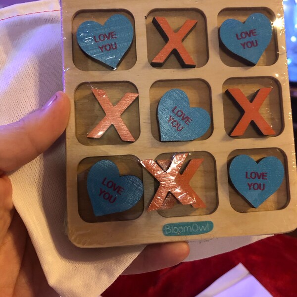 Tic Tac Toe Valentine, Valentines Day Gift for Kids, Valentines for ...
