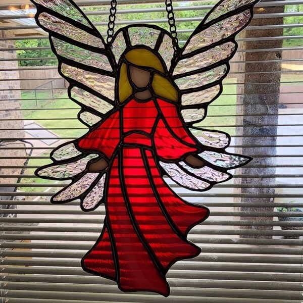 Stained Glass Round Victorian Window Hanging - Etsy