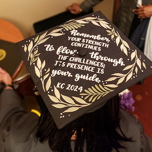 Embroidered Cowgirl Grad Cap Topper Graduation Cap Topper Grad Gift ...