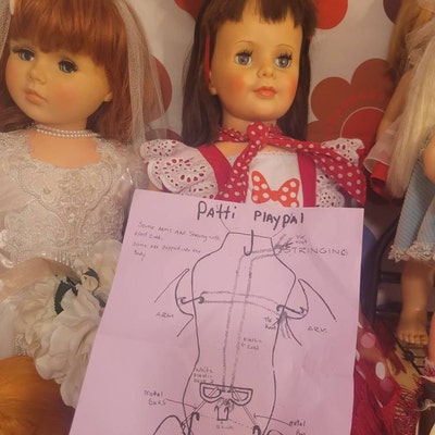 Patti Playpal Elastic Cord to String Patty Dolls W/diagram 5.5mm 5 ...