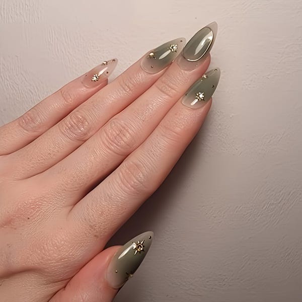 Daisy Edge - 3D Homemade Press-on Nails - Etsy