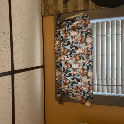 Cow Farm Valance Farmhouse Style Cow Theme Country Side Window Curtain ...