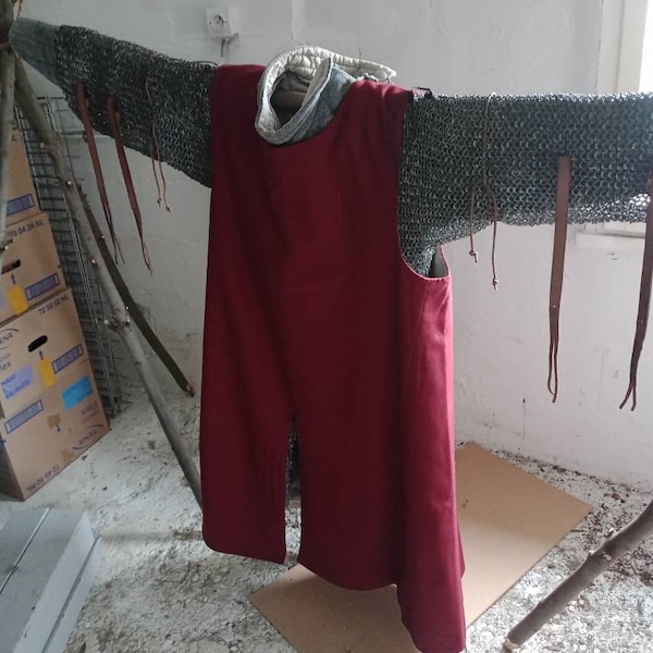 Over-armor Tunic - Woolen Tabard - Wool Medieval Clothing - Knight’s ...