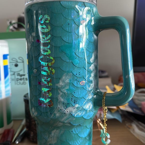 Caramel Mocha Tumbler, Customized Personalized Cup With Realistic 3D ...