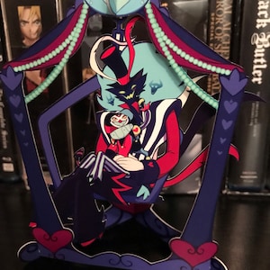 Angel Dust Hazbin Hotel Paper Craft Standee - Etsy