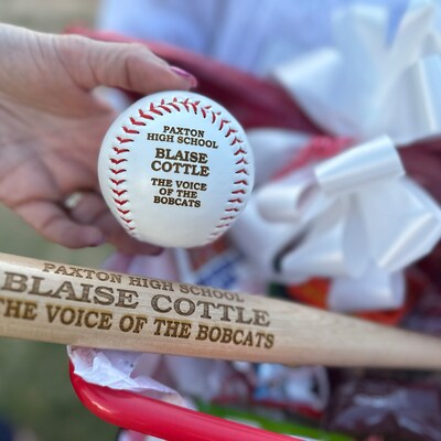 Engraved Junior Baseball Bat, Personalized Team Baseball Bat, Gift for ...