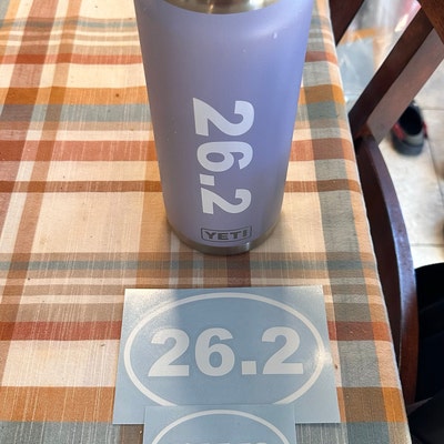 26.2 Marathon Decal, 26.2 Marathon Sticker, 26.2 Vinyl Decal, 26.2 ...