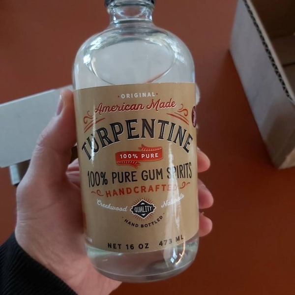 100% Pure Gum Spirits of Turpentine - American Made! NOT Imported ...