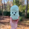 CROCHET PATTERN Ghost Stress Ball No Sew Amigurumi Crochet Squeeze ...