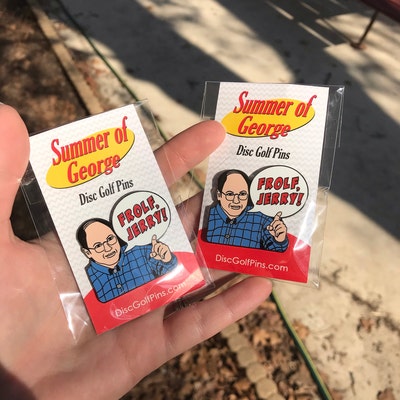 Summer of George Disc Golf Pin™ High Quality Hard Enamel Pin Disc Golf ...