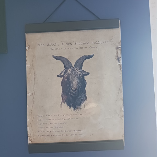 The Witch Film Print, Black Phillip, Wouldst Thou Like to Live ...