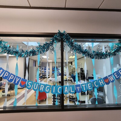 Surgical Scrub Tech Printable Sign, Happy Surgical Scrub Tech Week ...