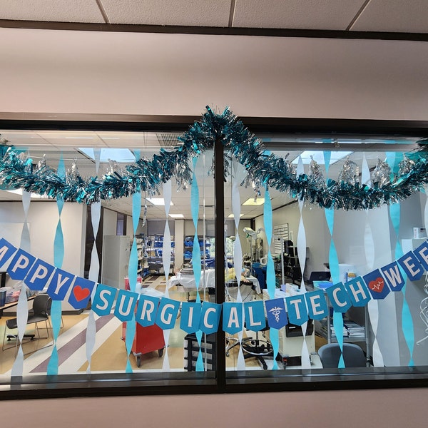 Surgical Scrub Tech Printable Sign, Happy Surgical Scrub Tech Week ...