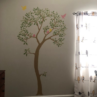 Tree Stencil Pack Large Tree Stencils Wall Stencils Wall Decor Mural ...
