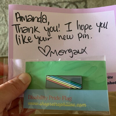 Disability Pride Flag 1.5 Inch SMALL SIZE PIN Enamel Pin - Etsy