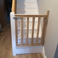 Solid Oak Stair Gate - Etsy UK