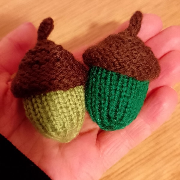 Knitting Pattern: Acorn, Home Decoration, Onarment, Oak Nut. - Etsy
