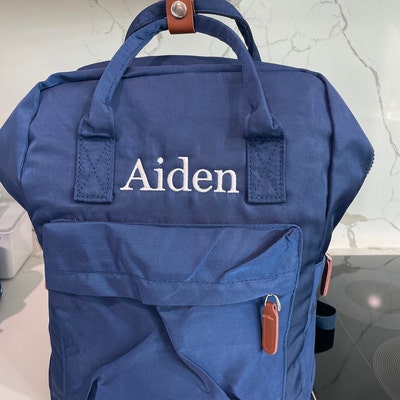 Personalized Baby Backpacks Monogrammed Toddler Backpacks Seersucker ...