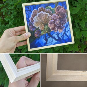 Float Frames for 3x3 X 1/4 Panels Unfinished Wood 2 - Etsy