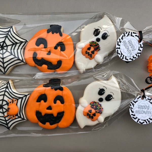 Printable Happy Halloween 2" Cookie Tags- Halloween Cupcake Toppers ...