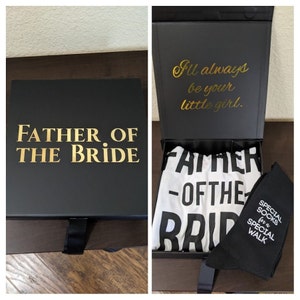 Father of the Bride Gift Box, Father of the Groom Gift Box, Father Gift ...