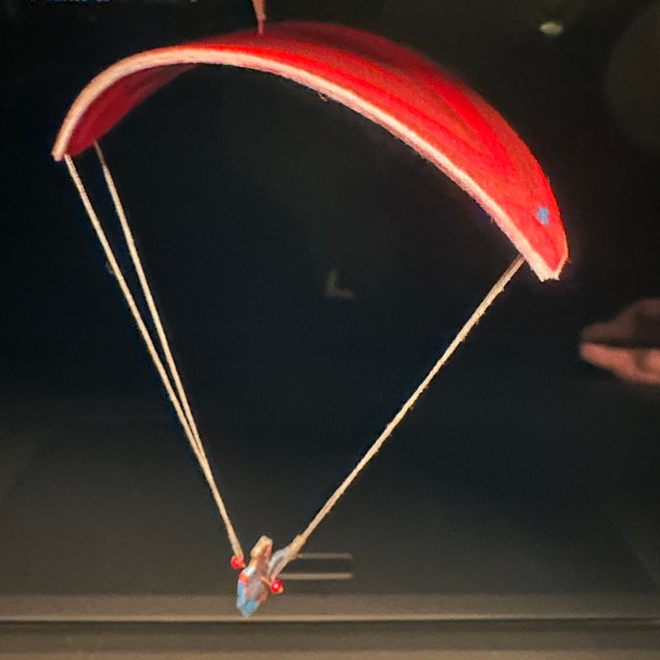 Paraglider PG (open Harness) Felt Miniature Car and Interior Decor ...
