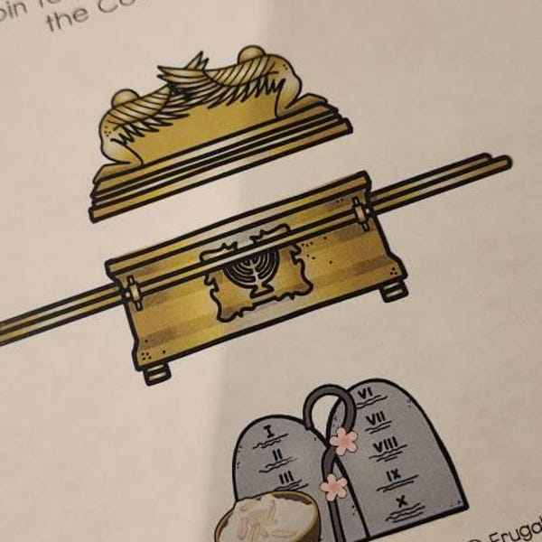 Ark of the Covenant Craft for Kids, DIY Interactive Bible Craft Inside ...