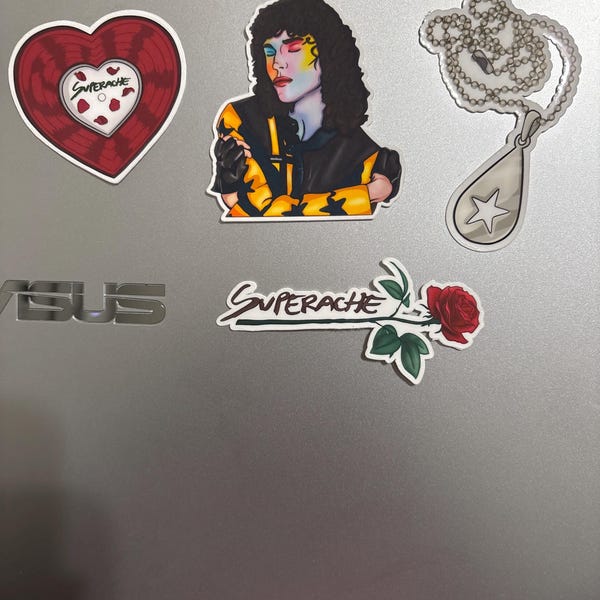 Arcane - Ekko and Powder Necklace Vinyl Sticker - Glossy or Star Holo ...