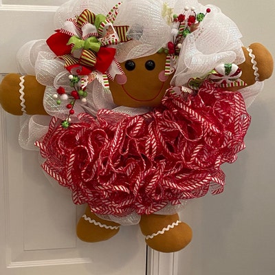 Gingerbread Wreath Kit Wreath Kit Wreath Attachment Wreath - Etsy