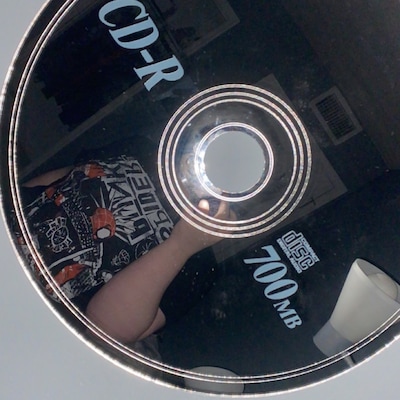 CD Mirror Disc Wall Art, Reflective Music Themed Decor, Mirrored CD ...