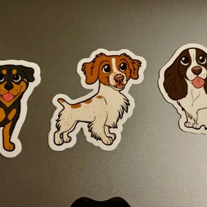 Spaniel Sticker English Cocker, Field, Springer, Chibi Puppy Dog, Vinyl ...