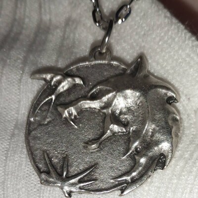 Gray Wolf Tengri Biz Menen Turkish Men Women Necklace, Turkish Necklace ...