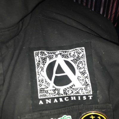 ANARCHIST Patch Pretty Type A is the First Letter of the - Etsy