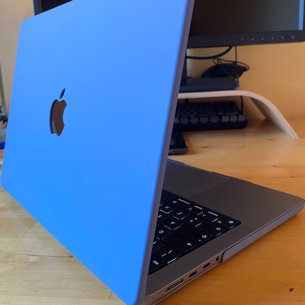 Stone Blue Shell Hard Case Cover for MacBook Air 13 MacBook Pro 13 14 ...