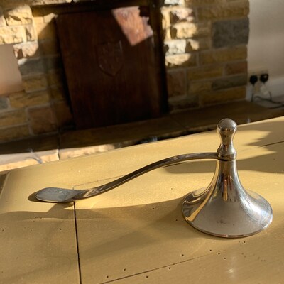 Rare Pair of Antique Diamond Princess Candlesticks in Solid Brass Made ...