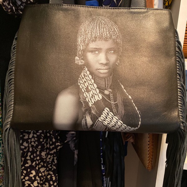 Bronze Python Cuff Bracelet, Boho Leather Bracelet for Woman, Unique ...