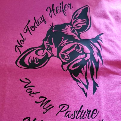 Vector NOT TODAY HEIFER, Not My Pasture, Not My Bullshit, Ai, Png, Eps ...