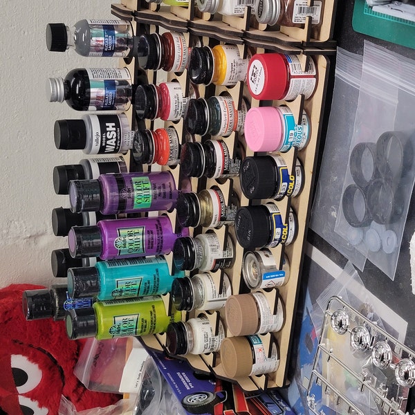 28 Bottle Testor Createfx Paint Rack - Etsy