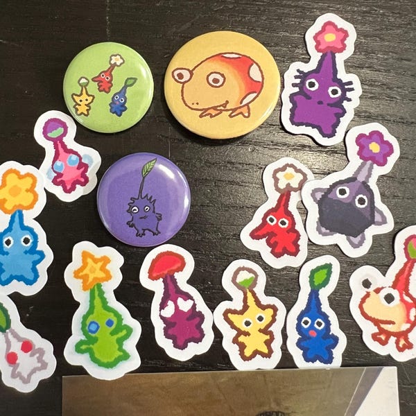 Pikmin Pin Badge - Etsy