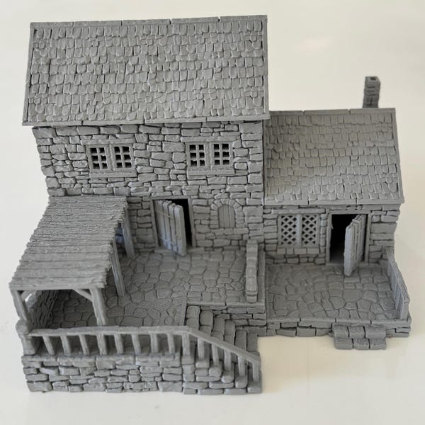 Castle Gate Terrain for Tabletop Gaming, DND Castle Decor, Fantasy RPG ...