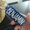 Custom Name Water Bottle Tag, Backpack Name Tag, Lunch Bag Tag, Diaper ...