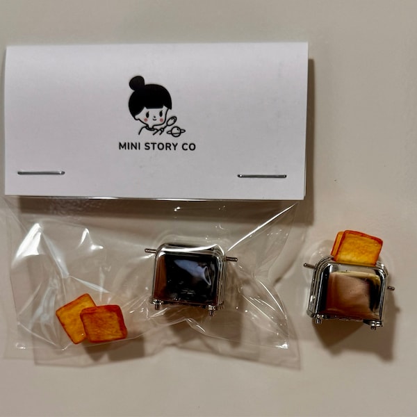 Slice Toaster Fridge Magnet | 3D Toaster Magnets | Tiny Bread Toaster ...