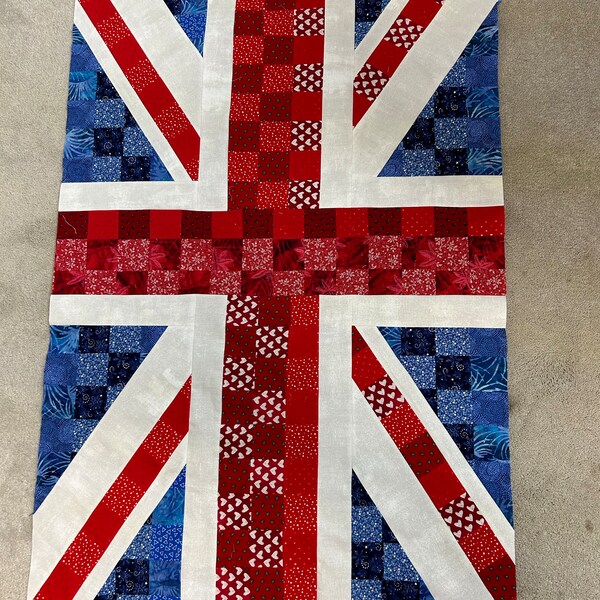 Union Jack Quilt PDF Pattern - Etsy