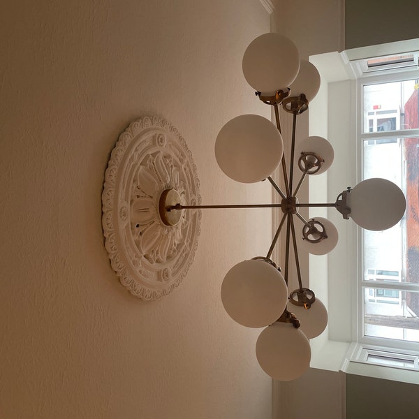 Gorgeous Mid Century Sputnik Chandelier Light Lamp , Large Modern HELIO ...