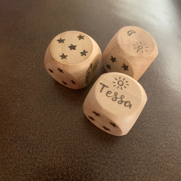 Personalized Wooden Decision Dice, Custom Takeaway Choice - Etsy